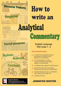 How to Write an Analytical Commentary - English Works
